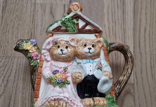 Чайник коллекционный Teddy Bear Wedding