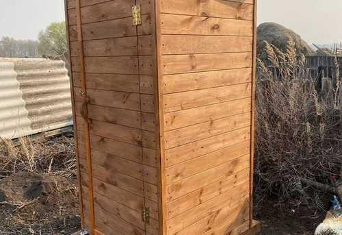 Дачный туалет деревяный