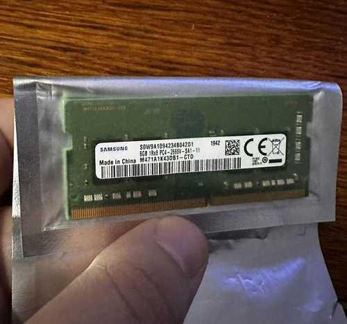 Оперативная память Samsung ddr4 8gb 2666