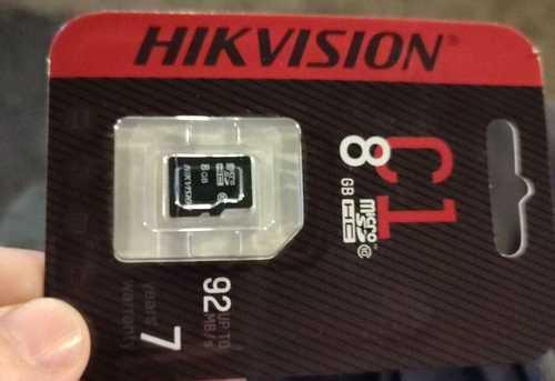 Новая карта памяти MicroSD 8 Gb