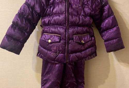 Костюм детский зимний 104 radrada фиолетовый