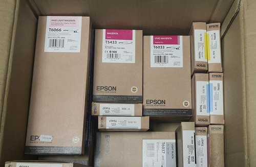 Оригинальные картриджи для плоттеров Epson просрок