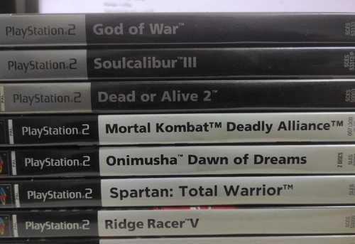 Диски для Sony Playstation 2 (лицензия) - 7 игр