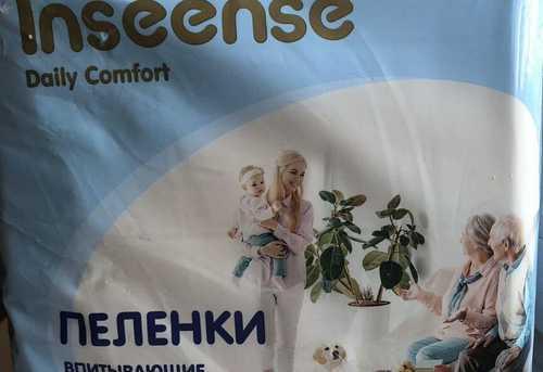 Пеленки одноразовые 60х90 30 штук INseense