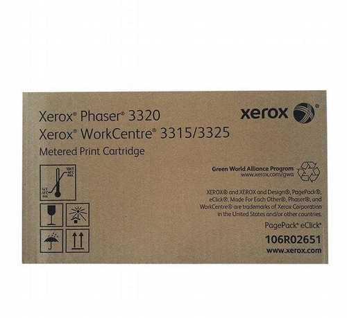 Xerox 106R02651 картридж черный с определяемым по