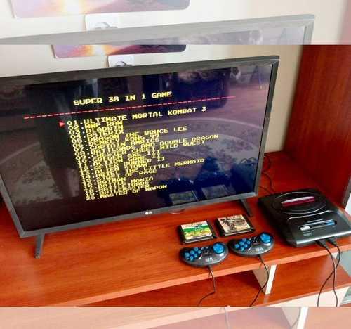 Игровая приставка Sega mega drive 2