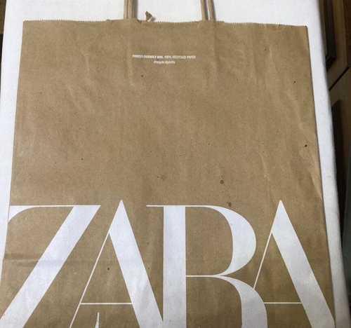 Пакет быиажный Zara