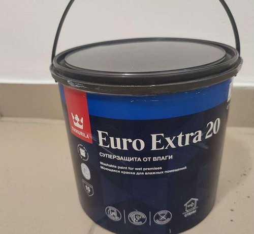 Краска Tikkurila Euro Extra 20 водостойкая