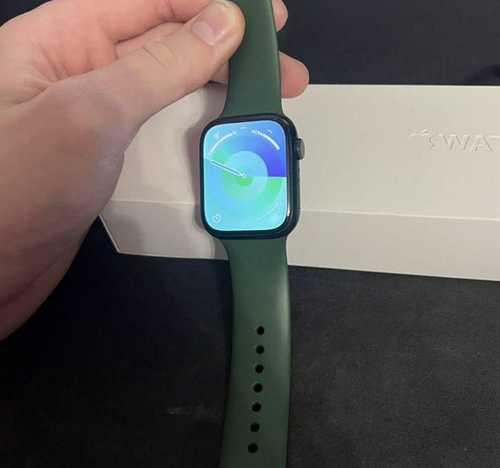 Часы Apple Watch Series 7 45mm отличные