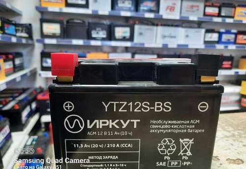 Гелевый аккумулятор AGM 11,3Ач Иркут ytz12s-BS