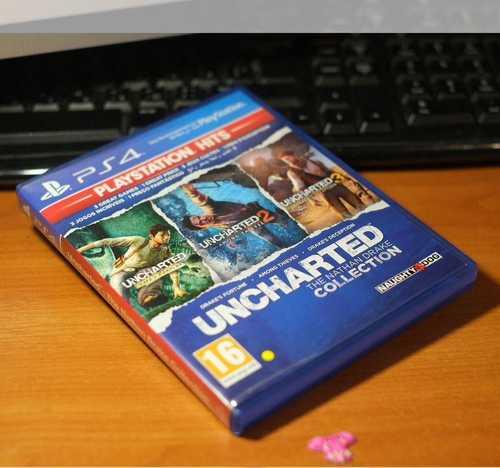 Диск на ps4 Uncharted the collection