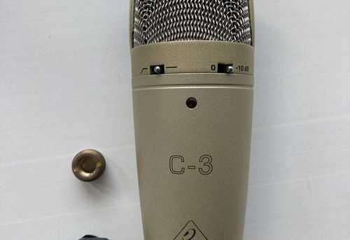 Конденсаторный микрофон behringer C-3 с кейсом