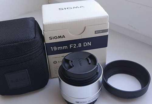 Объектив Sigma 19mm f2.8 DN Art (micro 4/3)