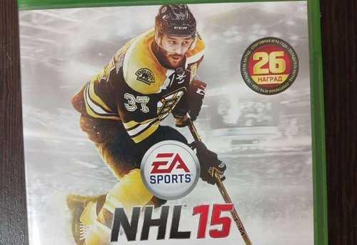 Игра на xbox one NHL 15(хоккей)