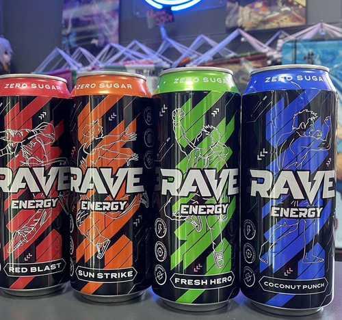 Энергетик Rave Energy 500мл