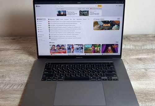 MacBook Pro 16 (2019), 1024 ГБ, Core i9, 2.4 ГГц, RAM 32 ГБ, Radeon Pro 5500M 4 ГБ