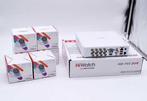 Купольные камеры HiWatch 5MP ColorVu и регистратор