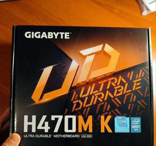 Комплект i3-10100f + gigabyte h470m-k + 8g DDR4