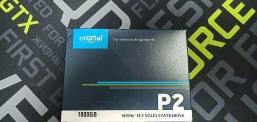 SSD NVMe Crucial P2 CT1000P2SSD8 1тб