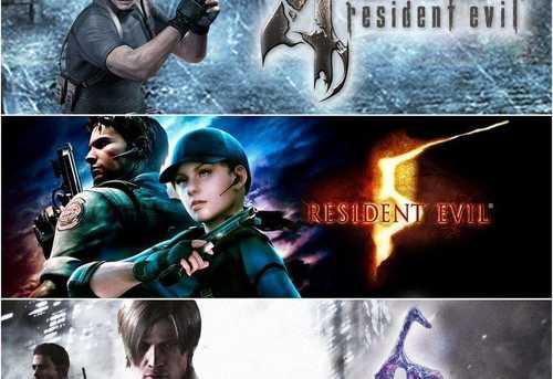 Resident Evil 4,5,6