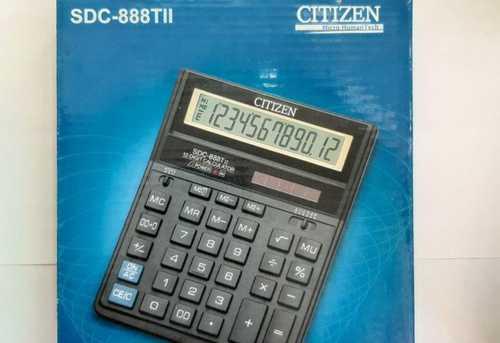 Калькулятор Citizen SDC-888Тll