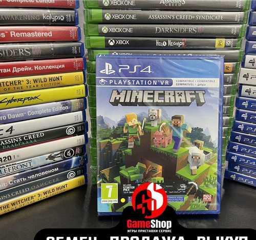 Minecraft ps4 диск новый