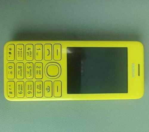 Телефон nokia 206 dual sim, зарядка в компл