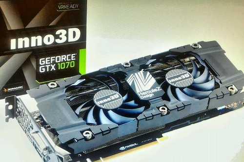 Видеокарта Gtx1070 NVidia Inno 3D HerculeZ Design