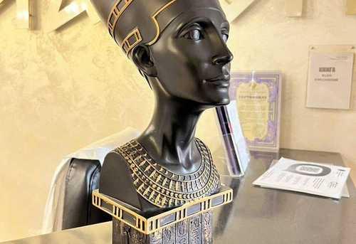 Бюст Нефертити из глины, тарелка Нефертити