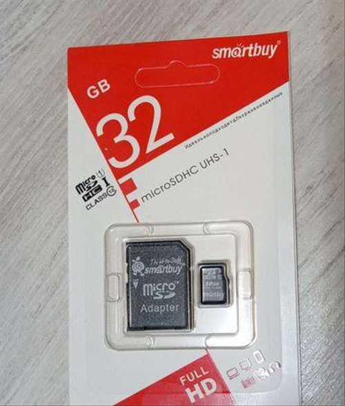 Карта памяти microsd 32