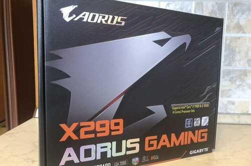 Материнская плата X299 aorus Gaming