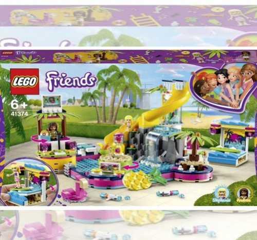 Lego Friends 41374 Вечеринка Андреа у бассейна