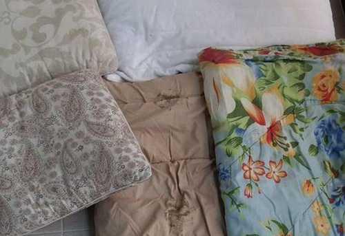 Одеяла, подушки, постельное белье