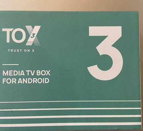 Tox 3 4/32 4K Android Smart TV приставка (Ugoos)