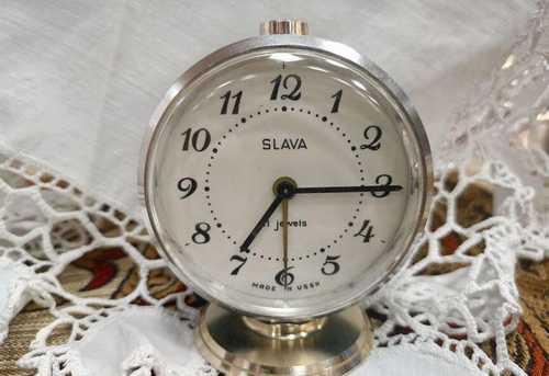 Часы - будильник "Слава"