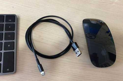 Черный кабель Apple USB - Lightning 1м (оригинал)