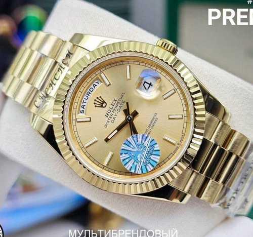 Механические часы Rolex Day Date золотые