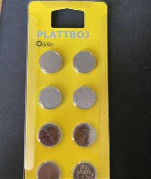 Батарейки таблетки IKEA Plattboj CR2032
