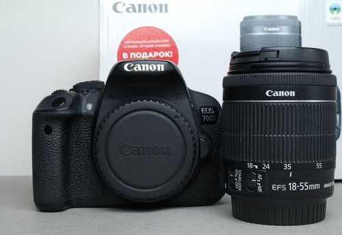 Фотоаппарат Canon 700D + 18-55 STM