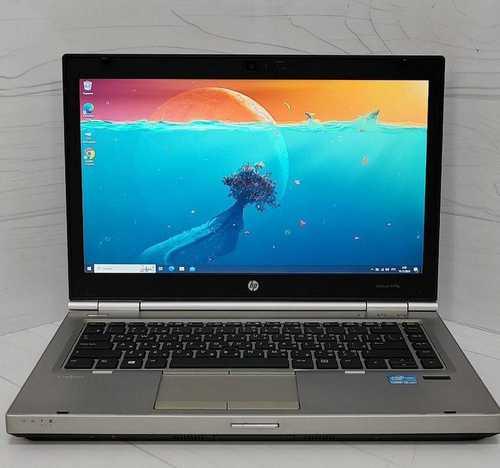 Ноутбук SSD 8gb HD14" HP EliteBook для учебы Обмен