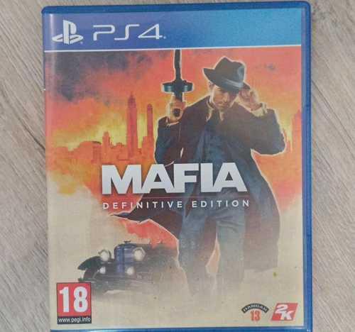 Игра Mafia definitive edition ps4