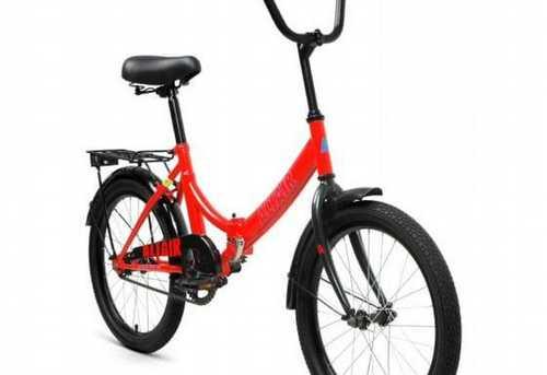 Велосипед складной Altair City 20 красный/голубой