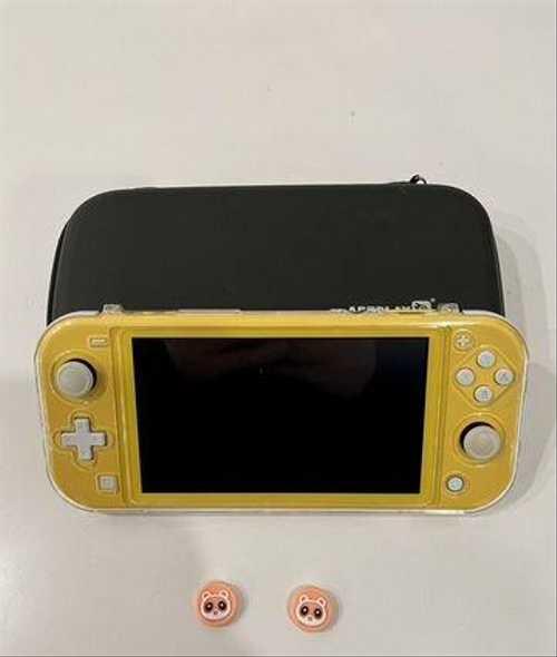 Nintendo Switch Lite желтый + 128gb microsd