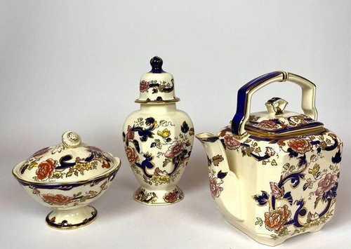 Набор для подачи чая Masons: чайник, джемница,ваза