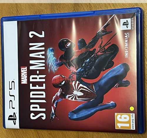 Marvels spider man 2 диск PS 5