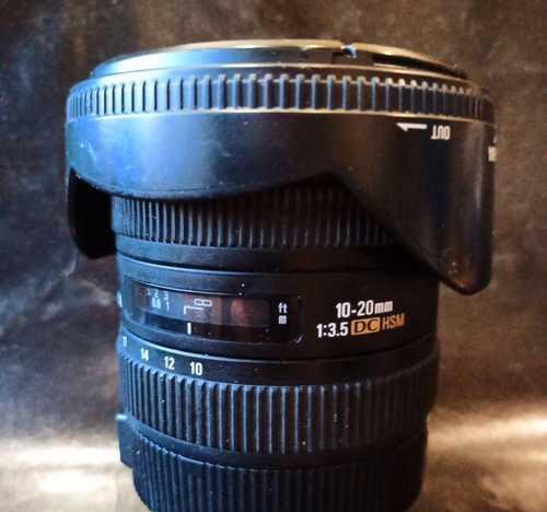 Canon 10-20mm, 17-55mm, 16-28mm и 24mm