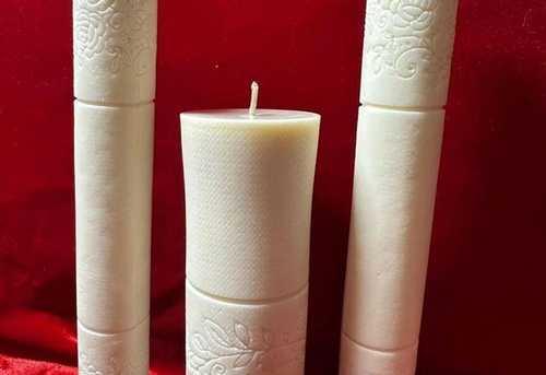 Свадебные свечи " Фата "