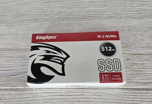 SSD накопитель kingspec NX-512 512гб, M.2 2280