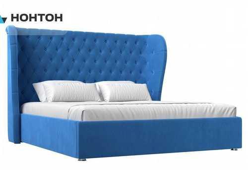 Кровать Далия 1.6 м голубая