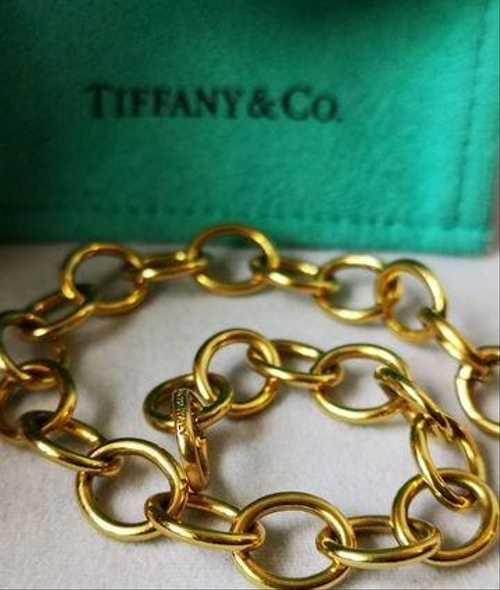 Tiffany оригинал золотой браслет 750